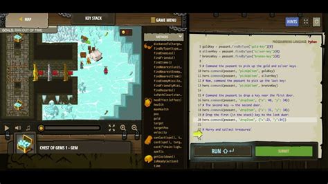 Codecombat Key Stack Tutorial Youtube