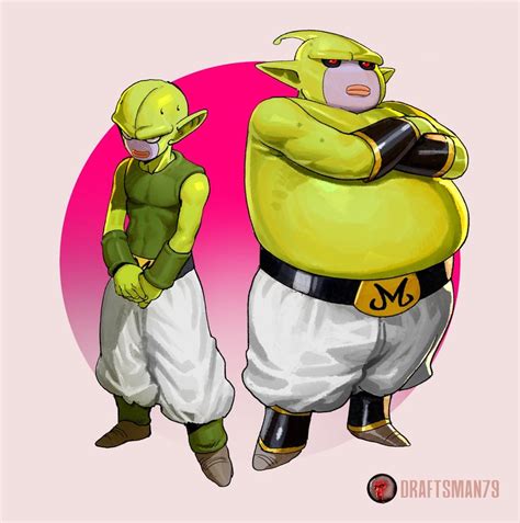 Majin Kuu And Majin Duu Dragon Ball And 1 More Drawn By Draftsman79