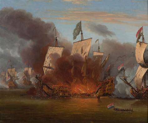 Willem Van De Velde De Jonge Zeeslag Bij Solebay 7 Juni 1672