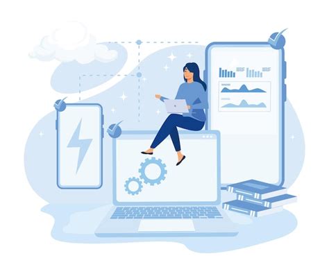 premium vector application service abstract concept vector