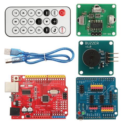 4wd Wireless Ir Remote Control Smart Chassis Car Arduino Kit For