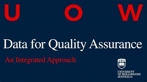 Pdf Data For Quality Assurancewhy Is Data For Qa Important • Data