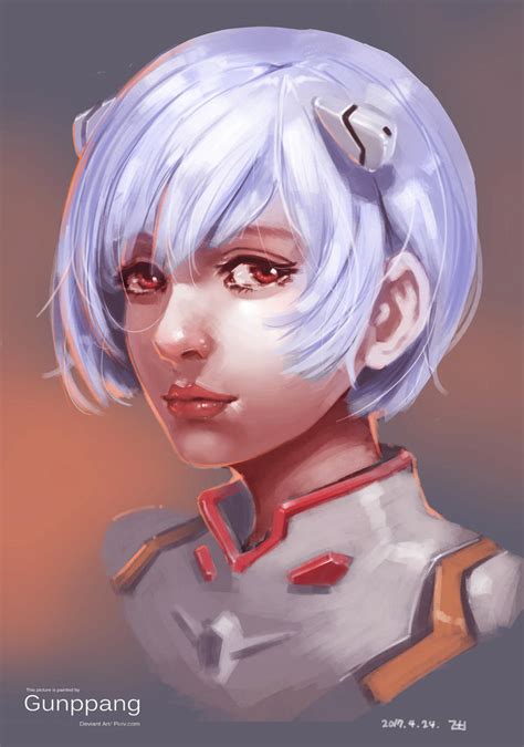 Ayanami Rei Fan Art By Gunppang On Deviantart