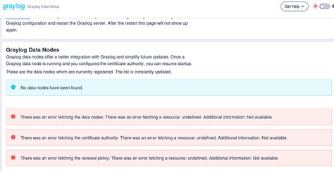 Errors With New Graylog Installation Graylog Central Peer Support