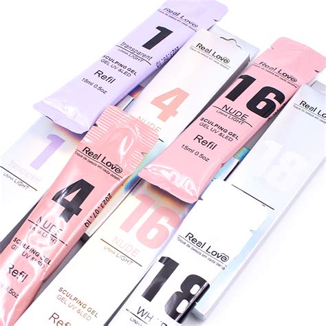 Refil Gel De Alongamento Linha Light 15ml Real Love Real Love Brasil