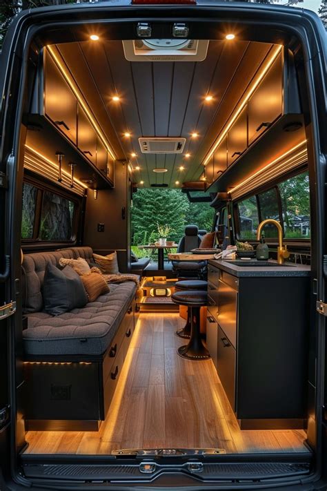 Mercedes Sprinter Van Interior Concept Luxe Streamliner Van