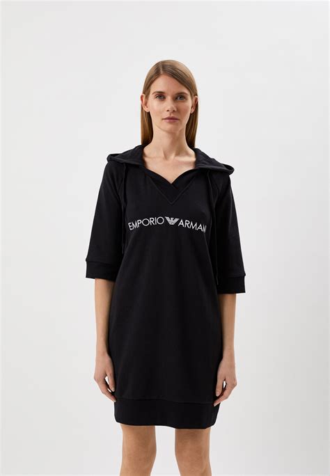 Платье Emporio Armani, цвет: черный, RTLACL960301 — купить в интернет ...