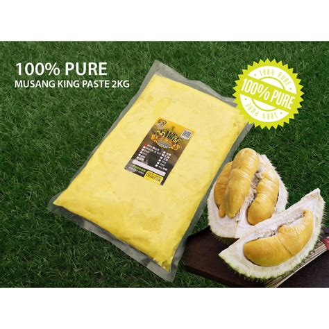 Musang King Durian Paste 2kg Shopee Malaysia
