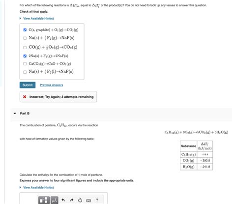 Solved For Which Of The Following Reactions Is Δhrxn∘ Equal
