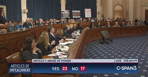 House Judiciary Committee Approves Two Articles Of Impeachment On Party