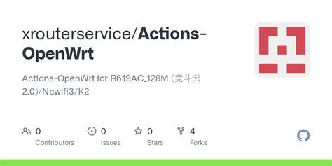 Github Xrouterservice Actions Openwrt Actions Openwrt For R Ac M Newifi K