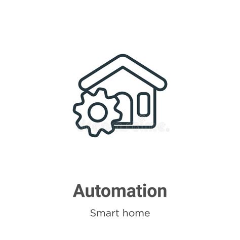 Automation Outline Icon Thin Line Concept Element From Productivity