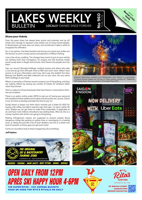 Issue 960 Lakes Weekly Bulletin