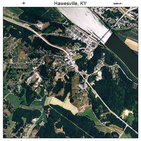 Aerial Photography Map Of Hawesville Ky Kentucky