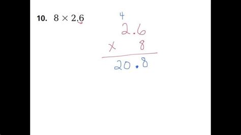 Lesson Multiplication With Decimals And Whole Numbers Decimals