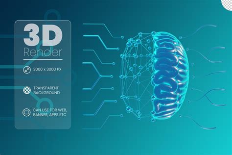 Premium Psd Brain And Plexus On Artificial Intelligence Concept