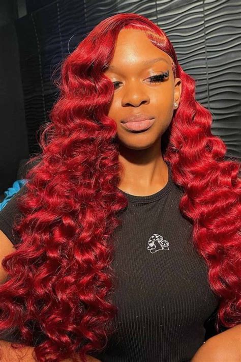 15 Blazing Red Weave Hairstyles