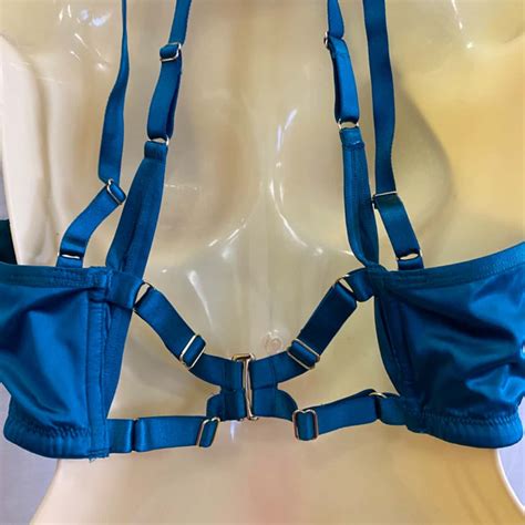 Fox And Royal Womens Maudie Underwire Bra Size 18e Teal Bnwt