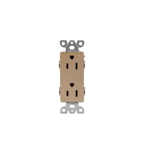 Decora Duplex Receptacle Straight Blade Self Grounding Ul Listed Wall Socket And Electrical