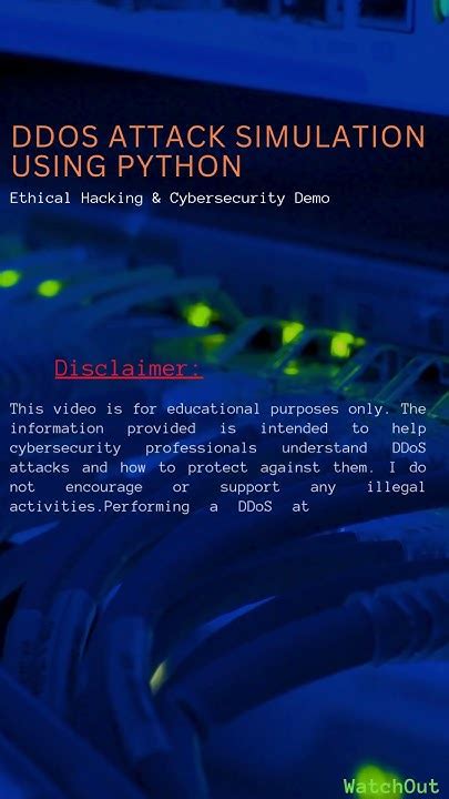 Ddos Attack Using Python Python Cybersecurity Youtube
