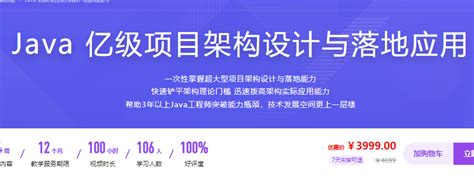 Java 亿级项目架构设计与落地应用 资源站 IT学习网 每日更新