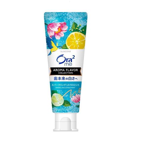 Ora2 Toothpaste Citrus Mint 130g โอราทูมี ยาสีฟันอโรมา สปาร์คลิ้ง ซิ