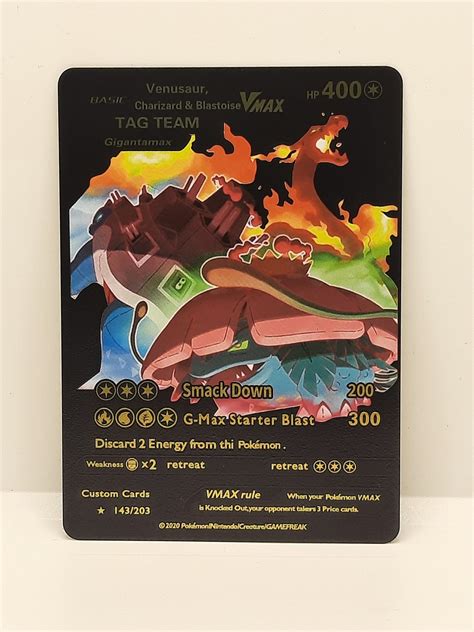 Venusaur Charizard Blastoise