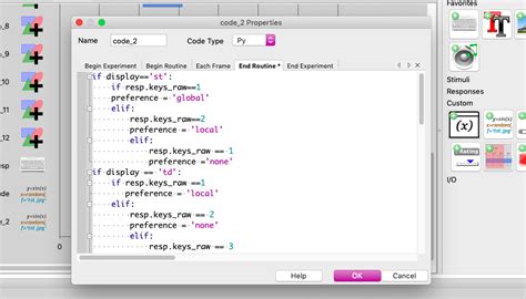 Adding A Variable In The Data Output File Builder Psychopy