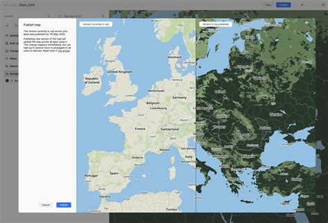 custom map styles immich