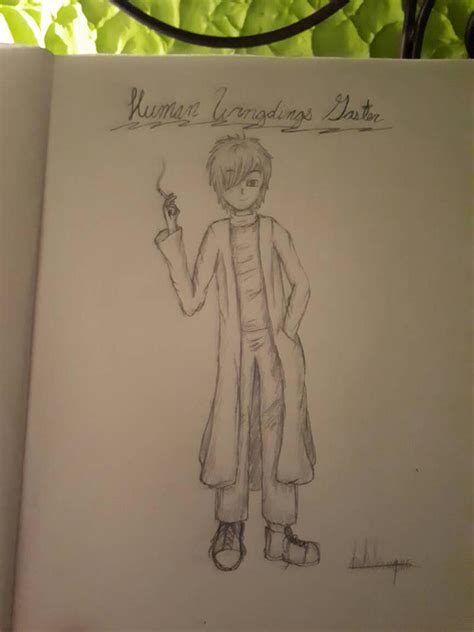 Human Wingdings Gaster By Flameryblurs On Deviantart