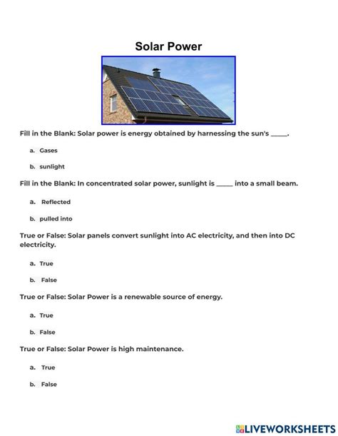 Free Solar Power Worksheet Download Free Solar Power Worksheet Png