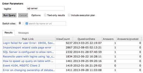 Finding Unanswered StackExchange Questions With SQL Brent Ozar Unlimited