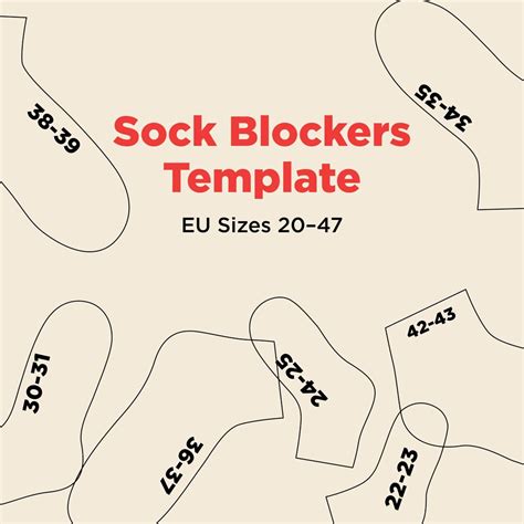 Sock Blocker Templates Pdf Printable Sock Blocking Tool Knitting Accessories Tool For Drying