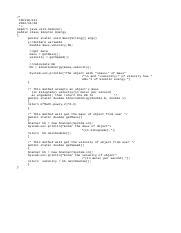 Kinetic Energy Java CSC110 511 2012 11 28 Import Java Util
