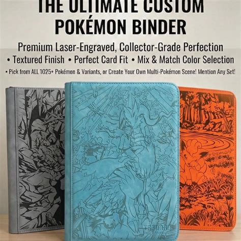 Custom Tcg Binders Vaultx Etsy