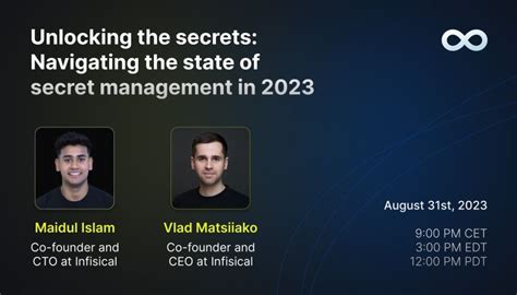 Infisical On Linkedin 🚨 The Infisical Webinar Is Happening In 3 Hours Join Us Here