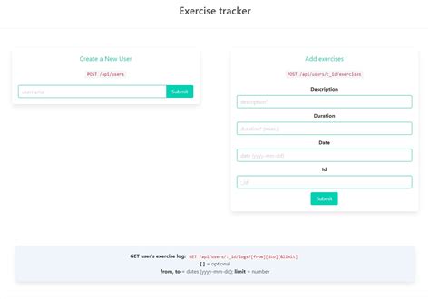 Github Camilojimenezj Exercisetracker Project Back End Development And Apis Certification