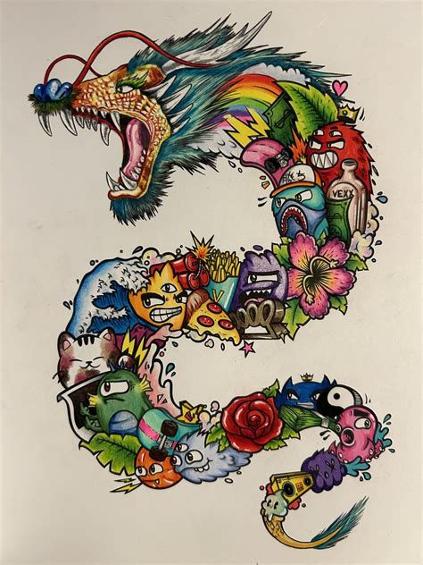 Dragon Creatopia R Coloring