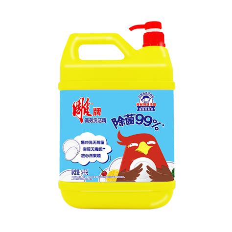 雕牌洗洁精5kg大桶瓶10斤家庭装厨房商用餐饮家用洗涤剂酒店专用 虎窝淘