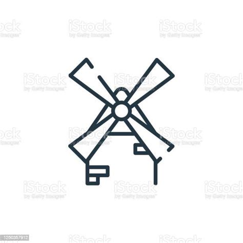 밀 벡터 아이콘 밀 편집 가능한 스트로크 웹 및 모바일 앱 로고 인쇄 매체에 사용하기 위한 선형 기호를 밀링합니다 얇은 선 그림 벡터 격리 된 윤곽선 도면입니다 0명에 대한