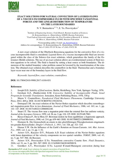 Pdf Exact Solutions For Natural Convection Of Layered Flows Of A