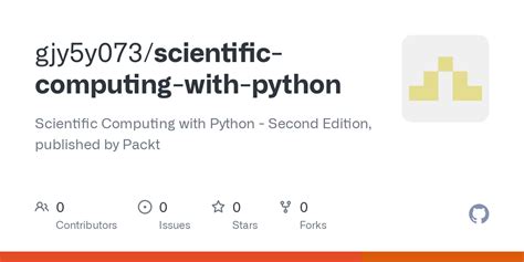 Github Gjy5y073scientific Computing With Python Scientific Computing With Python Second