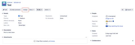 Users Are Unable To Assign Jira Issues The Assign Button Is Missing Jira Atlassian