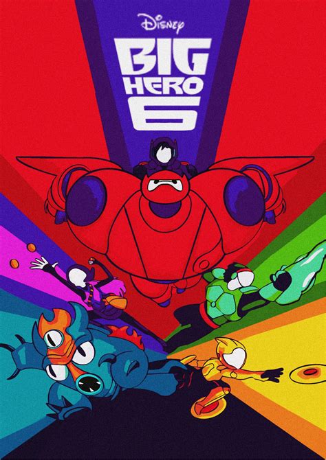 Big Hero 6 Poster Poster By Jack Owen Design