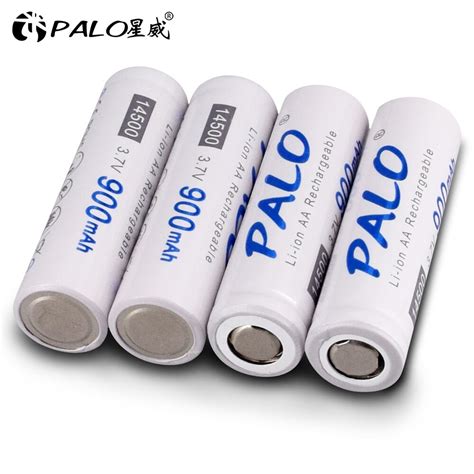 Palo 900mah Original 37v 14500 Battery 14500 Aa L Vicedeal