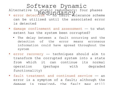 Real Time Systems Fault Tolerance Redundancy Ppt