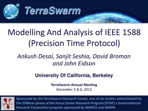 Ppt Modelling And Analysis Of Ieee 1588 Precision Time Protocol