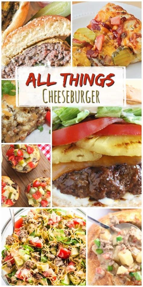 16 All Things Cheeseburger Recipes Ottawa Mommy Club