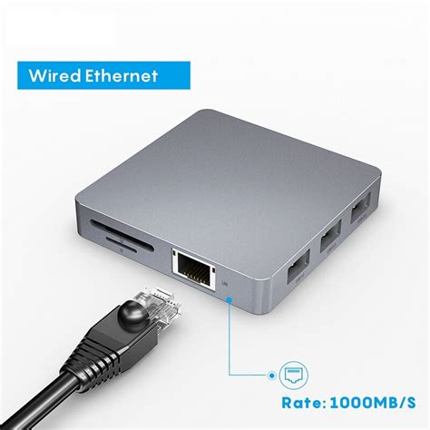 Docking Station Usb C Hub Type C 11 In 1 Met Dual Vicedeal