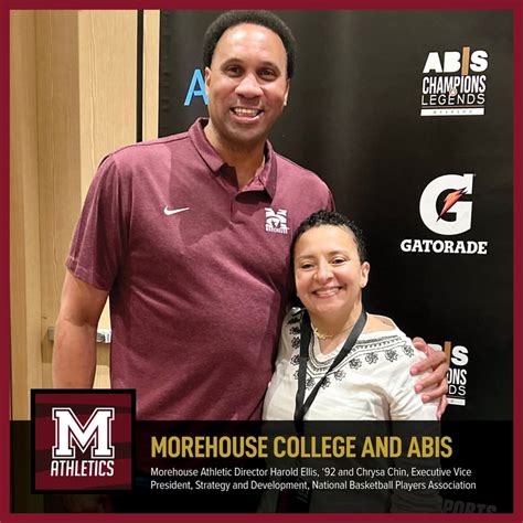 Athletic Director Harold Ellis ‘92 Represents Morehouse At The